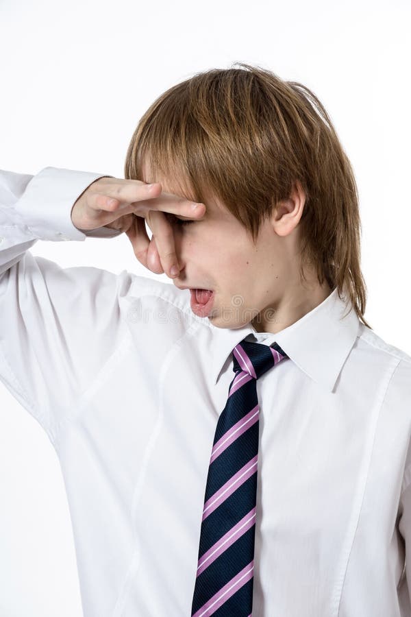 Office Style Showing by Young Boy Stock Photo - Image of emotion ...