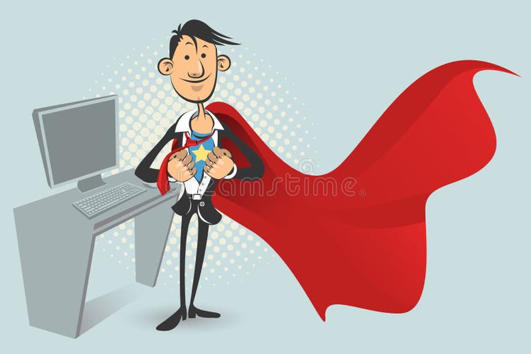 Cartoon Nerd Office Worker Stock Illustrations – 190 Cartoon Nerd ...