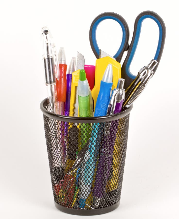 Office supplies. stock image. Image of objects, metal - 11116669