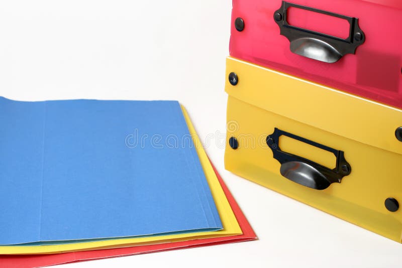 Office supplies stock image. Image of store, storage, stacking - 1295871