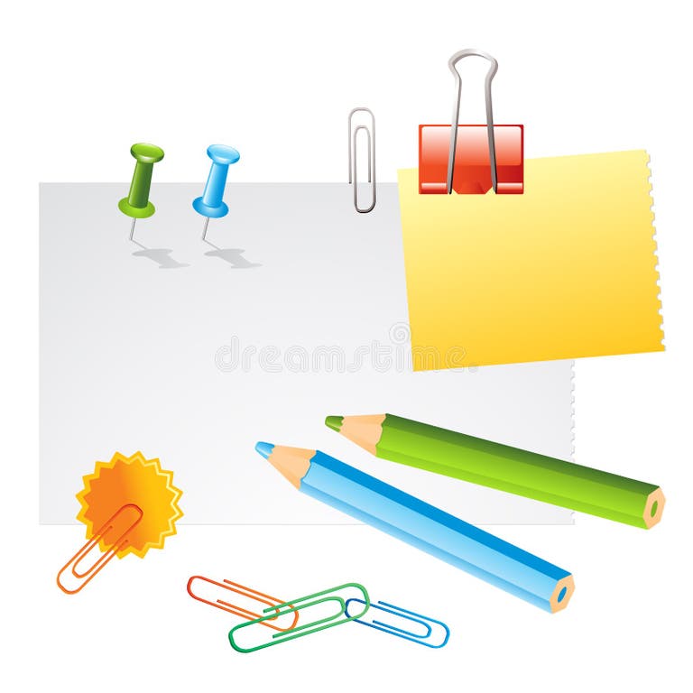 Red Office Supplies Notebook Stock Illustrations – 2,922 Red Office ...
