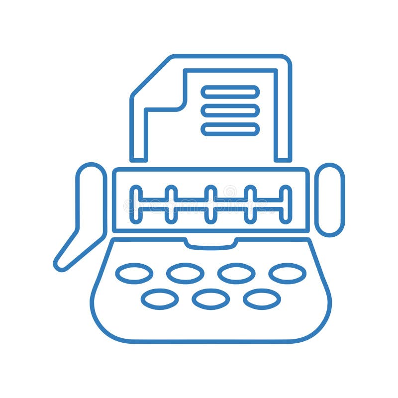 Typing Machine Logo Stock Illustrations – 167 Typing Machine Logo Stock ...