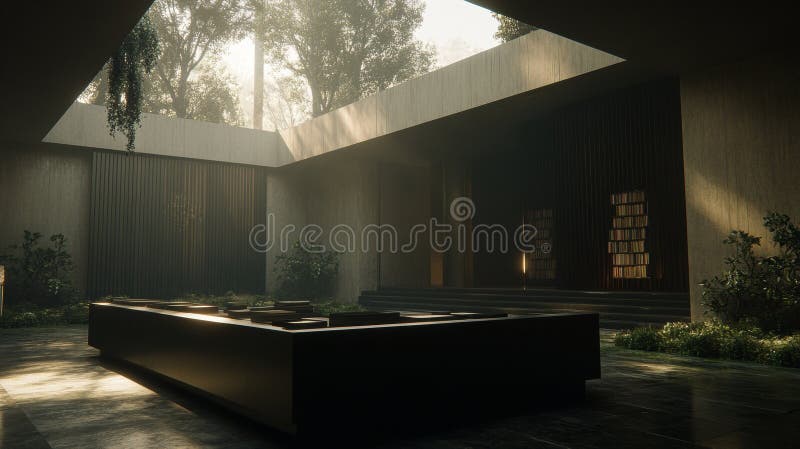 On the Office Table, a Cozy Workspace is Established, Surrounded by an ...