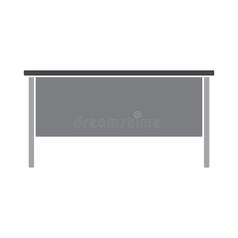 Office Table Top View Icon stock vector. Illustration of discussion ...