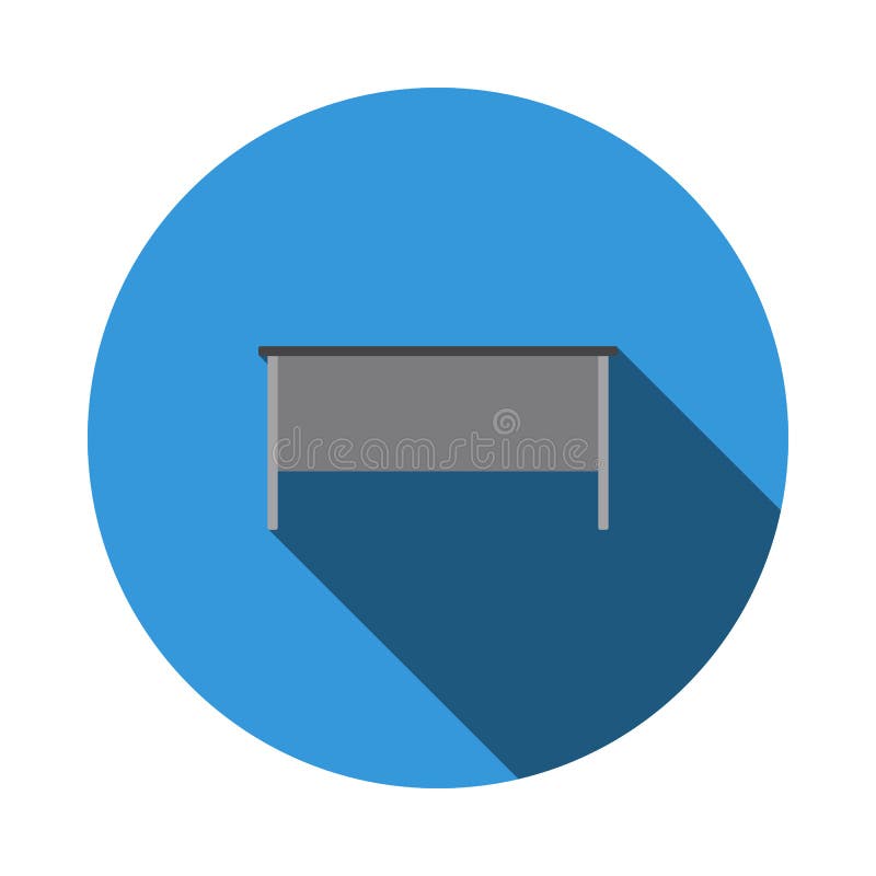 Office Table Top View Icon stock vector. Illustration of modern - 151270536