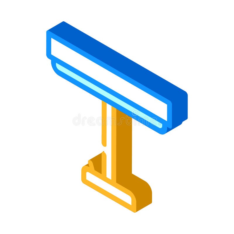 Office Table Lamp Isometric Icon Vector Illustration Stock Vector ...