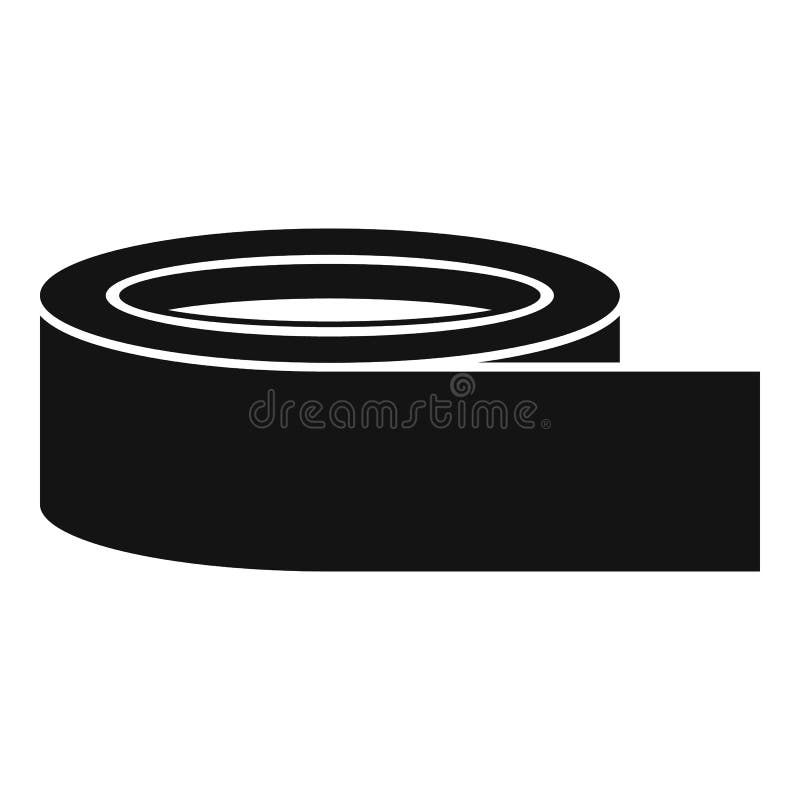 Office Tape Icon, Simple Style Stock Vector - Illustration of industry ...