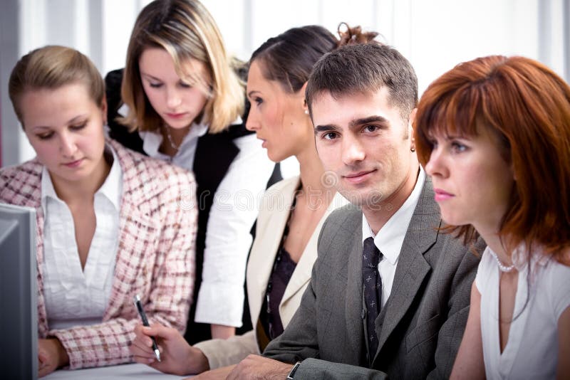 Office team stock photo. Image of business, working, service - 12127806