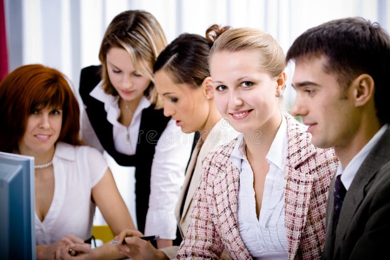 Office team stock image. Image of communications, people - 18713239