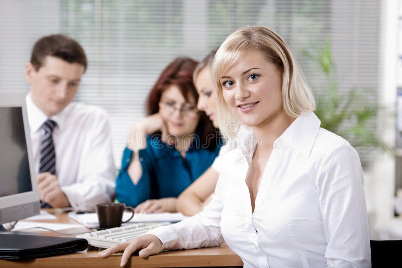 Office team stock photo. Image of people, team, manager - 18707602