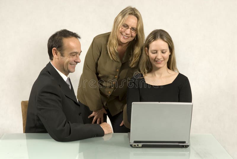 Office Team stock image. Image of ideas, computer, executive - 7209529
