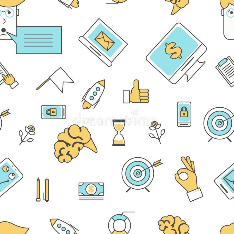 Vector Modern Thin Line Web Design Concept Banner Set Stock Vector - Illustration of corporate ...