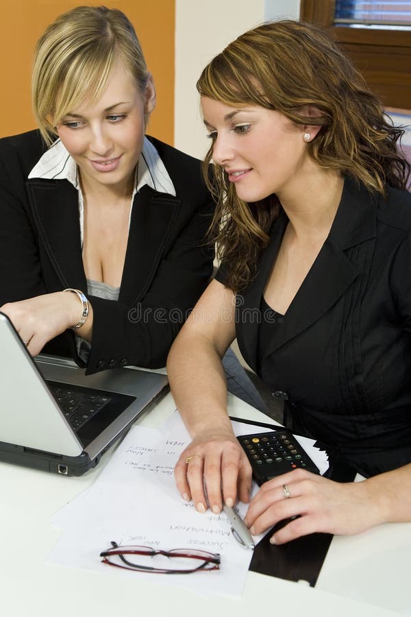 Office girls stock image. Image of communication, girl - 294281