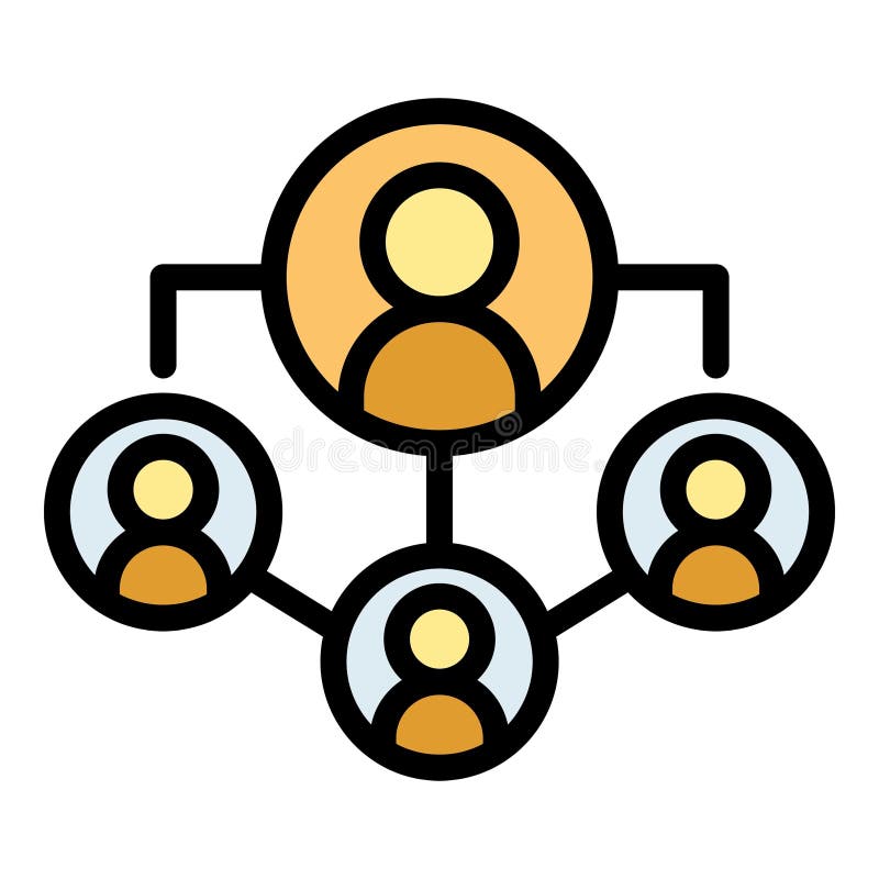 Office Teamwork Icon Vector Flat Stock Vector - Illustration of people ...