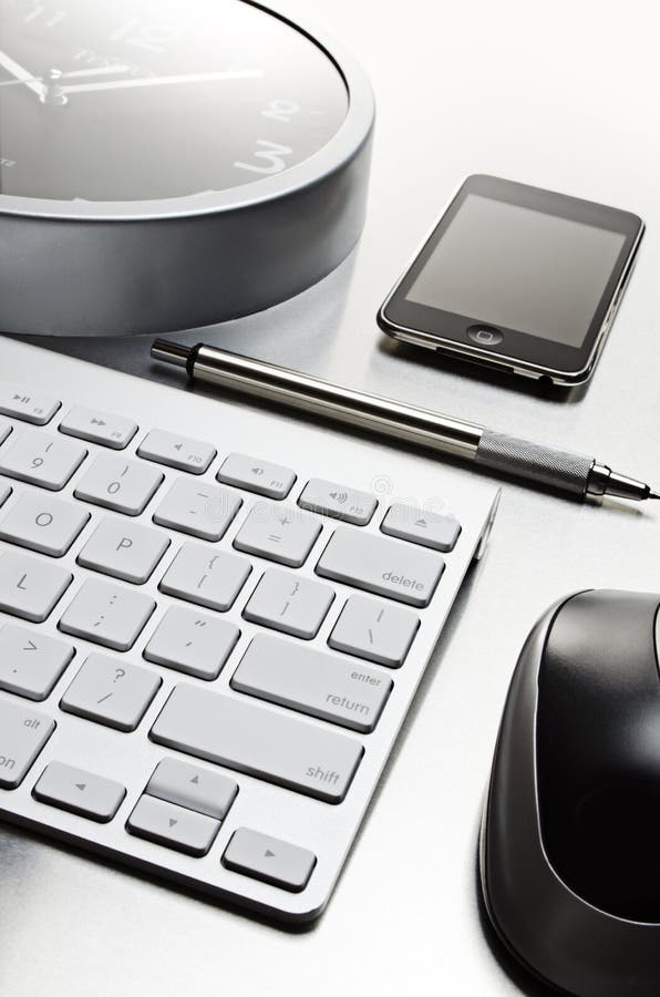 Office Technology Still Life Stock Photo - Image of mouse, technology ...