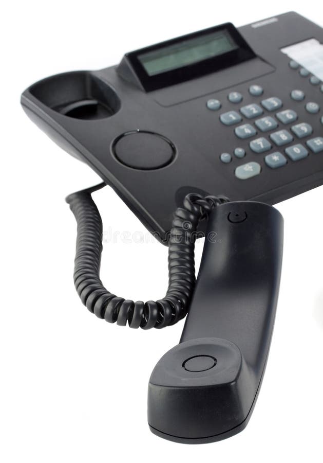 Office telephone stock image. Image of receiver, discussion - 12286123