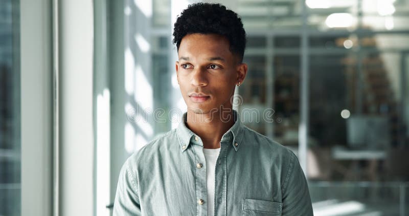 Office, Thinking and Man with Ideas, Decision and Future Plan for ...