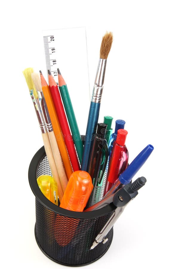 Desk Items 2 stock image. Image of desk, scissor, office - 74111