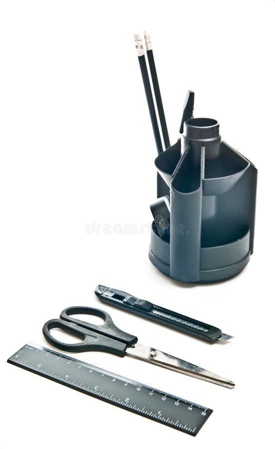 Office tools stock photo. Image of work, isolated, material - 15509962