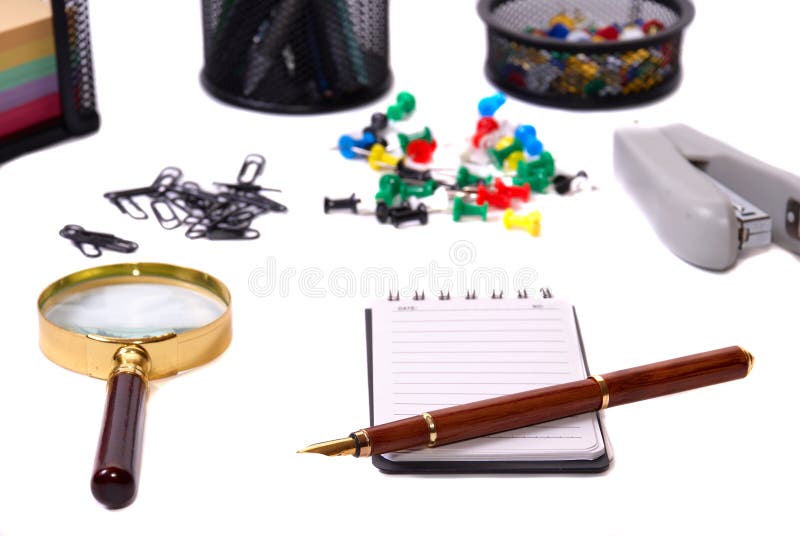Office tools stock image. Image of pencils, objects, document - 4724641