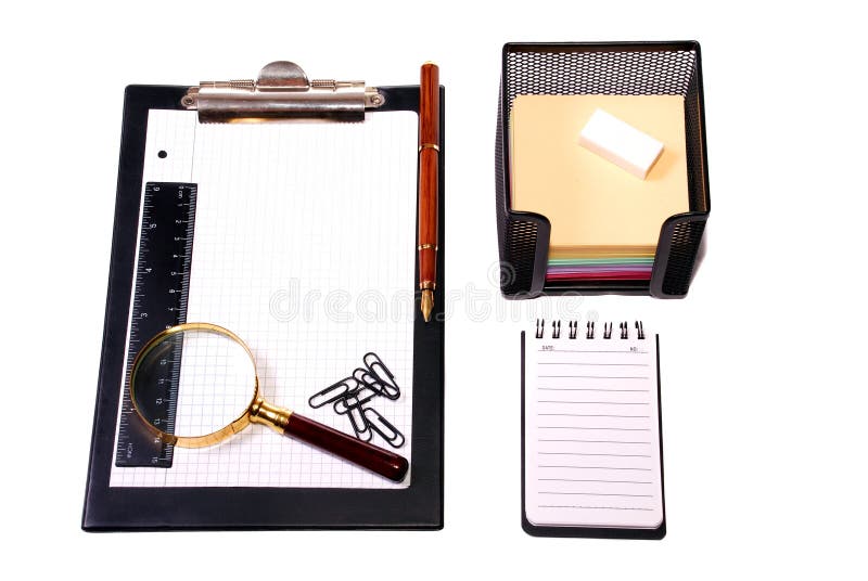 Office tools stock image. Image of graphics, paper, cork - 4724739