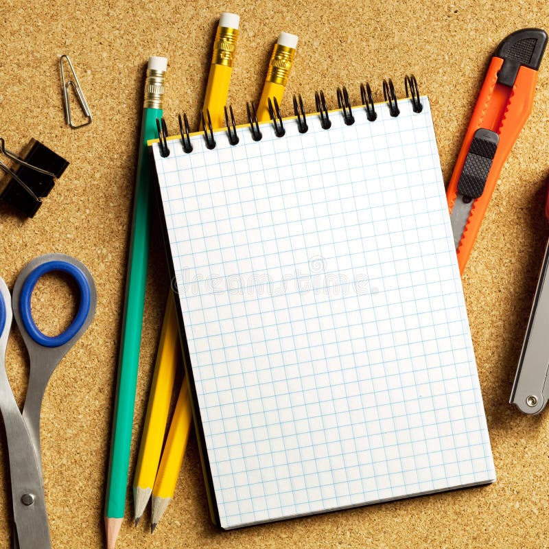 Office tools stock photo. Image of metal, memory, cork - 9945386