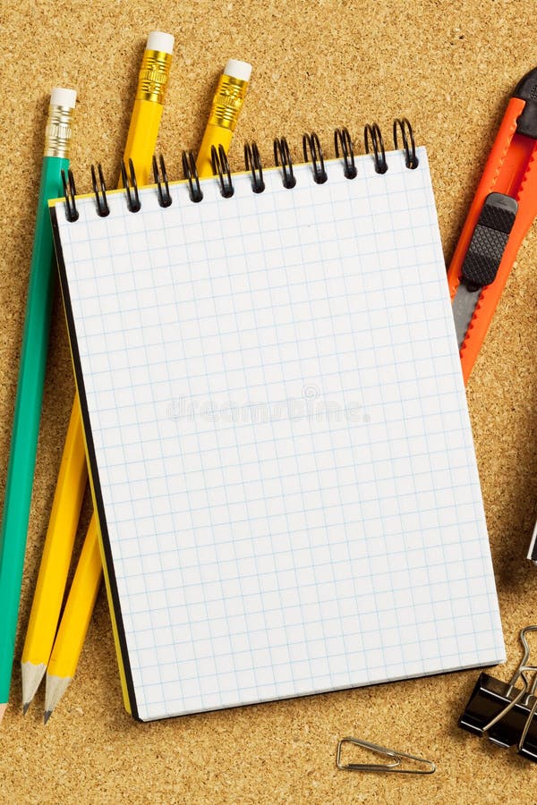 Office tools stock photo. Image of office, crayons, note - 9945394