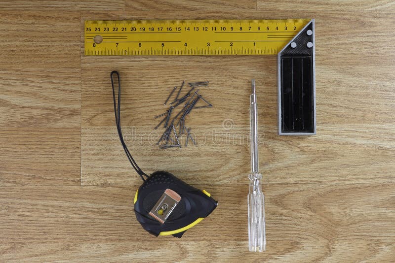 Office tools stock image. Image of aluminium, plastic - 48946611