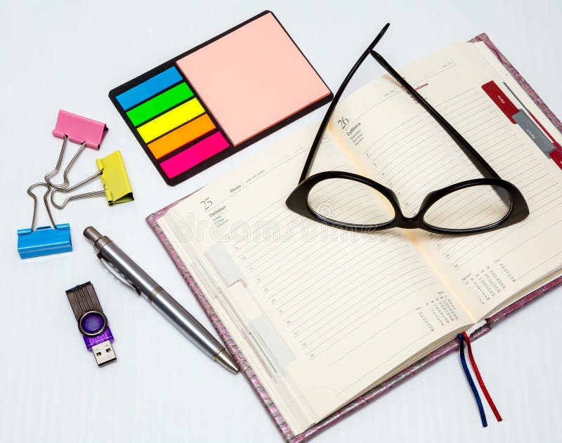 Office tools stock image. Image of white, work, paper - 72110411