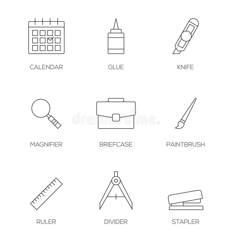 Tools Outline Stock Illustrations – 69,844 Tools Outline Stock ...