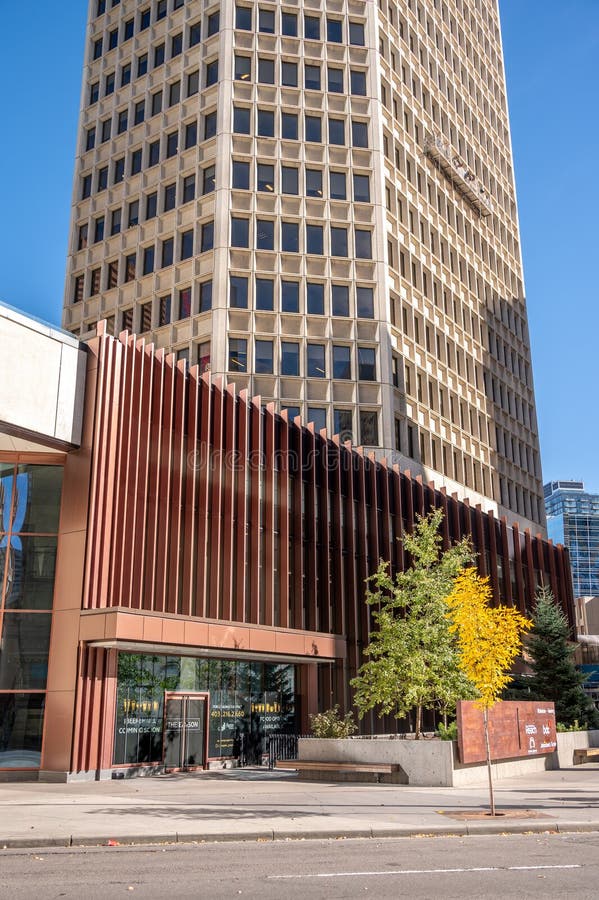 Office Tower in Calgary S Downtown Editorial Photo - Image of ...