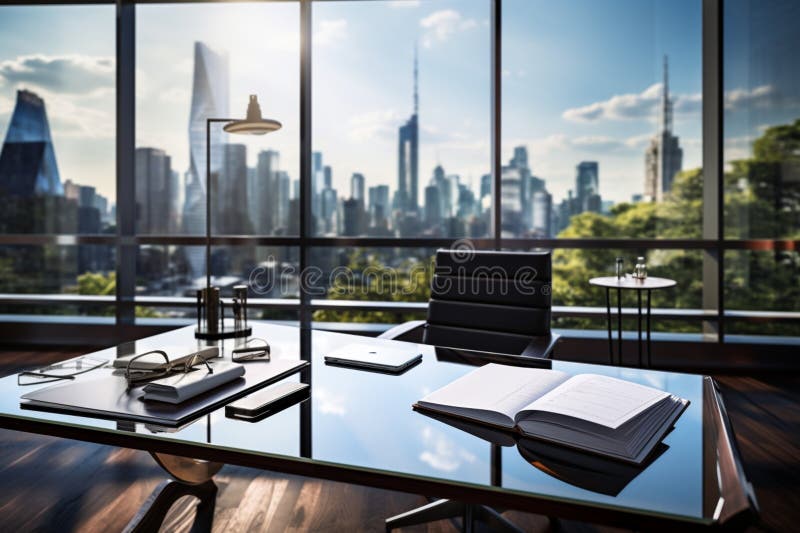 Office Tranquility, Panoramic Windows Set the Scene for Productive Work ...