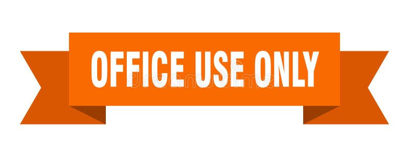 Office Use only Ribbon. Office Use only Isolated Band Sign Stock Vector ...