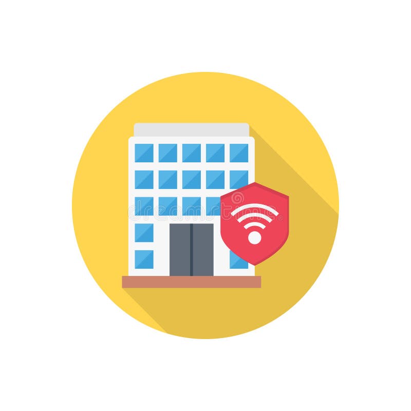 Office Building Wifi Icon Stock Illustrations – 1,171 Office Building ...