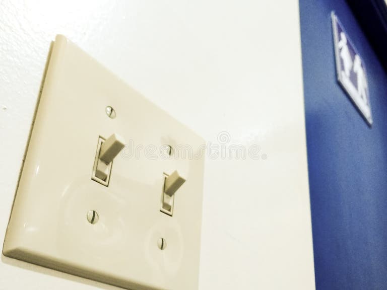 Light switch stock photo. Image of switch, light, work - 119458322