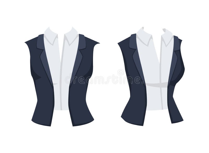 Office Woman Upper Body As Constructor and Creation Vector Set Stock ...