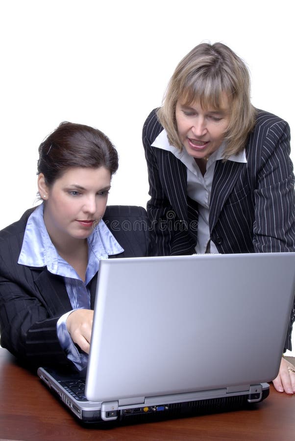 Women Working Together stock photo. Image of laptop, working - 2242644