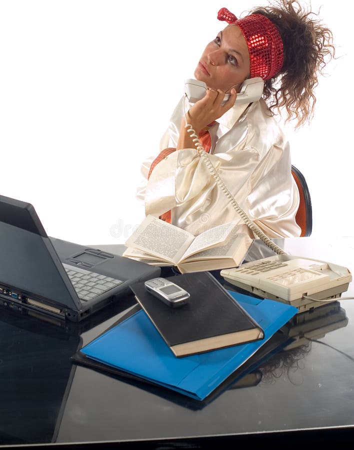 Office work stock photo. Image of talk, notebook, person - 1689016