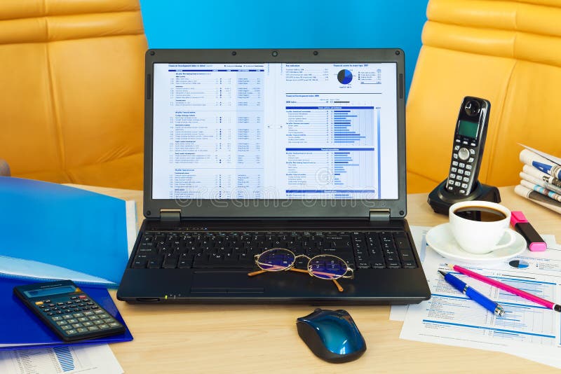Office work stock photo. Image of paperwork, interior - 16119836