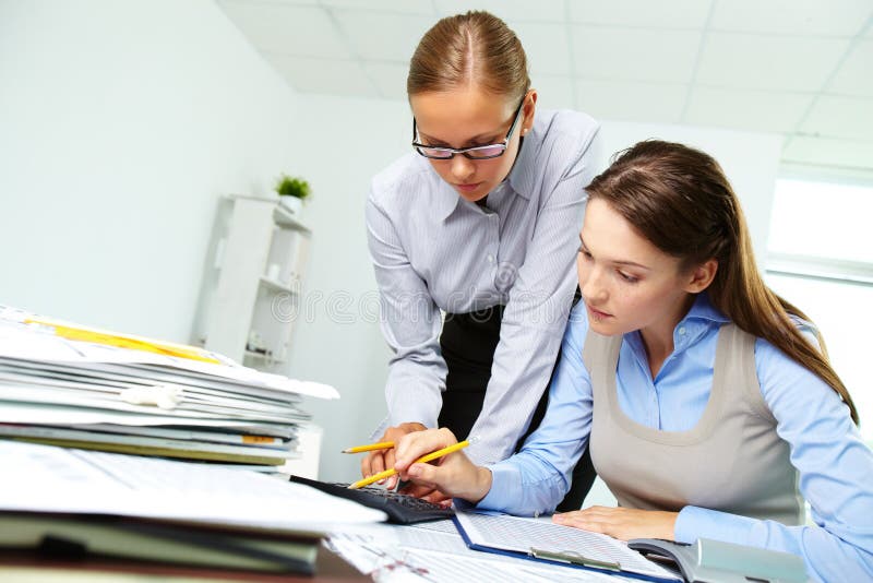 Office work stock image. Image of occupation, lifestyle - 23290565