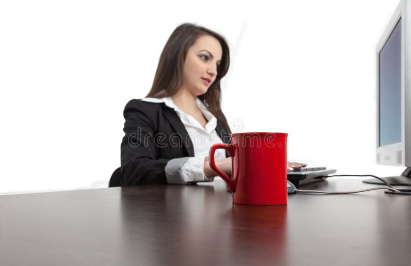 Office work stock photo. Image of businessperson, refreshing - 24833630