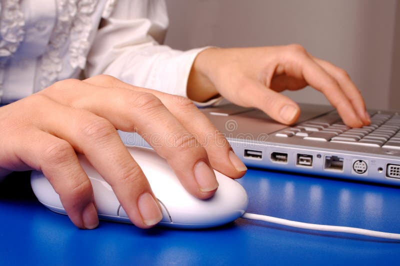 Office work 3 stock photo. Image of type, work, computer - 391528