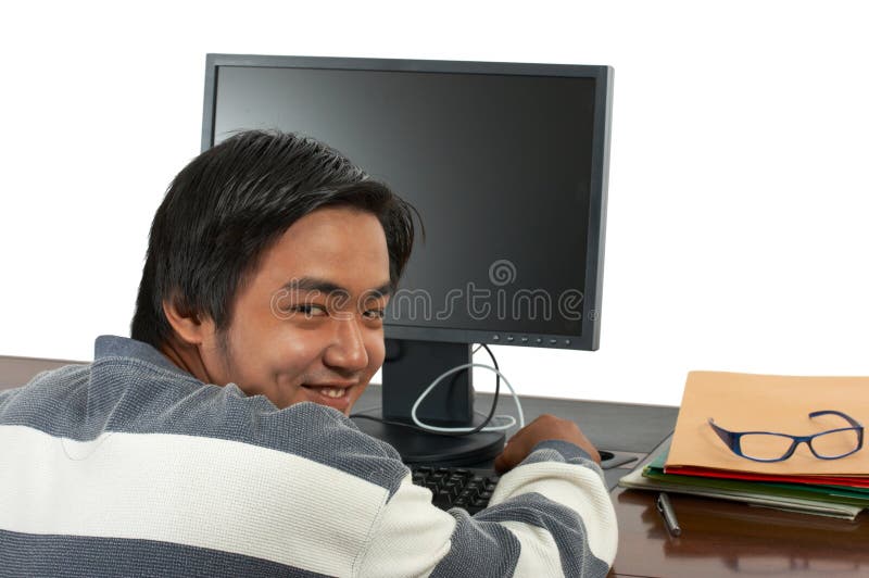 Office work stock image. Image of display, worker, folders - 3734509
