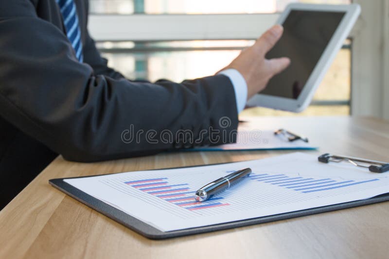 Office work stock image. Image of hand, economy, invest - 61467941