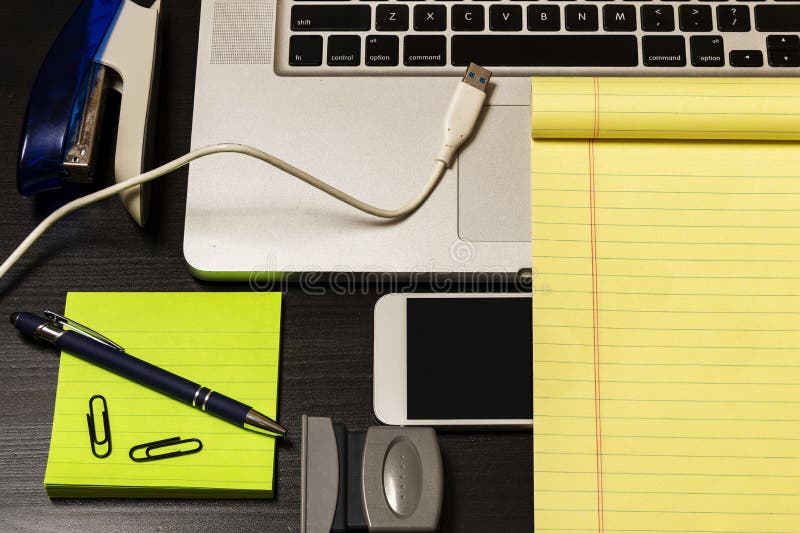 Equipment for office work stock photo. Image of office - 141597408