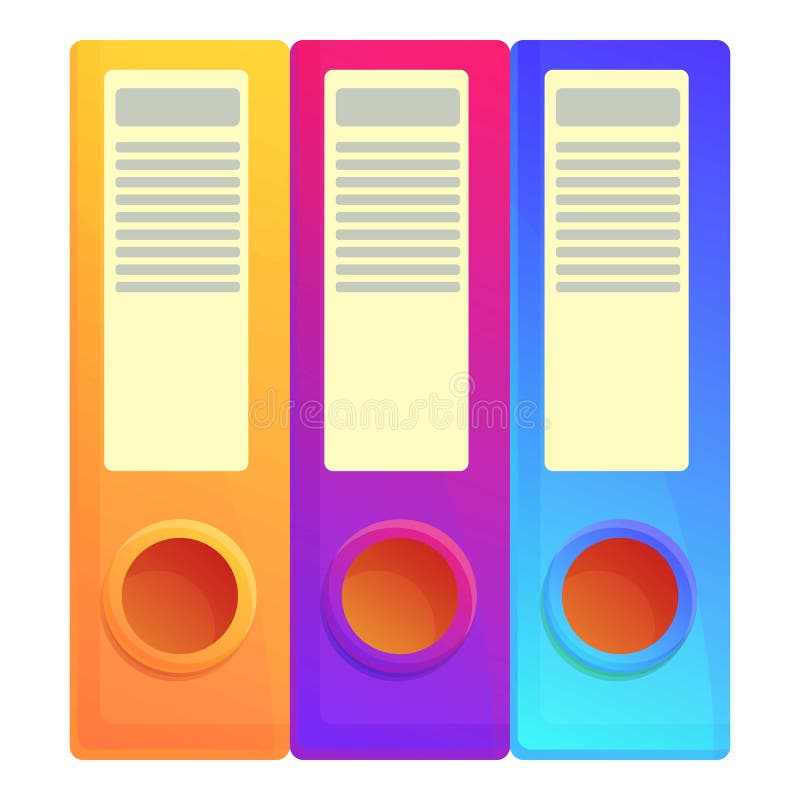 Desktop Folders Icon Cartoon Style Stock Illustrations – 99 Desktop ...