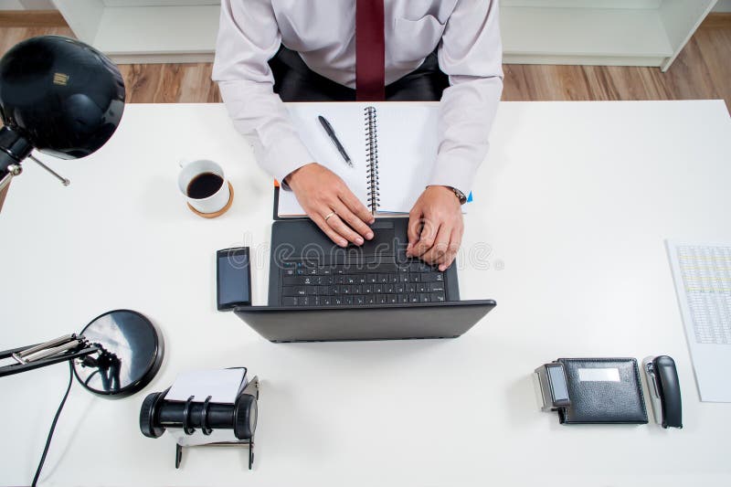Office work stock image. Image of data, notebook, technology - 78462177