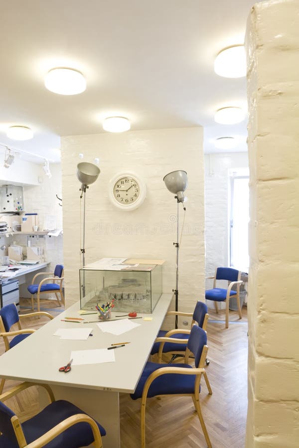 Office work place stock image. Image of keyboard, chair - 18233145