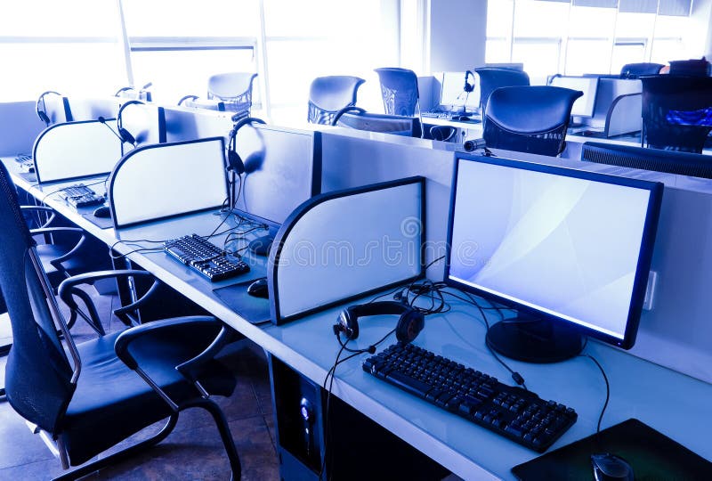 Office work place stock photo. Image of place, perspective - 13537898