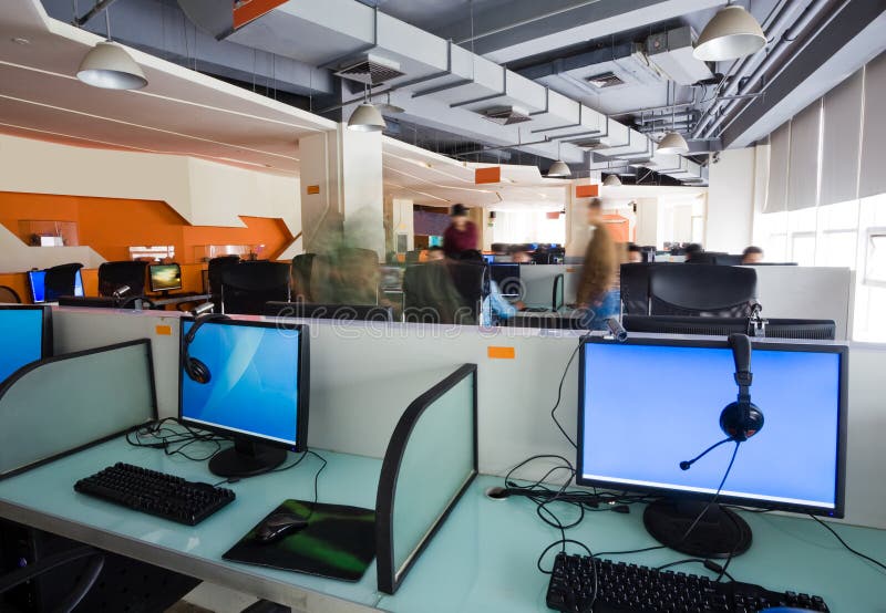 Office work place stock image. Image of space, room, keyboard - 13537843